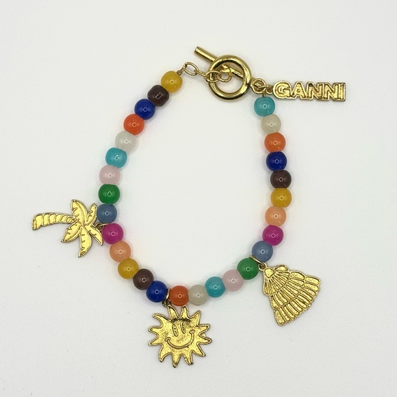 Ganni | Jewelry | Ganni Multicoloured Beaded Bracelet With Dustbag ...